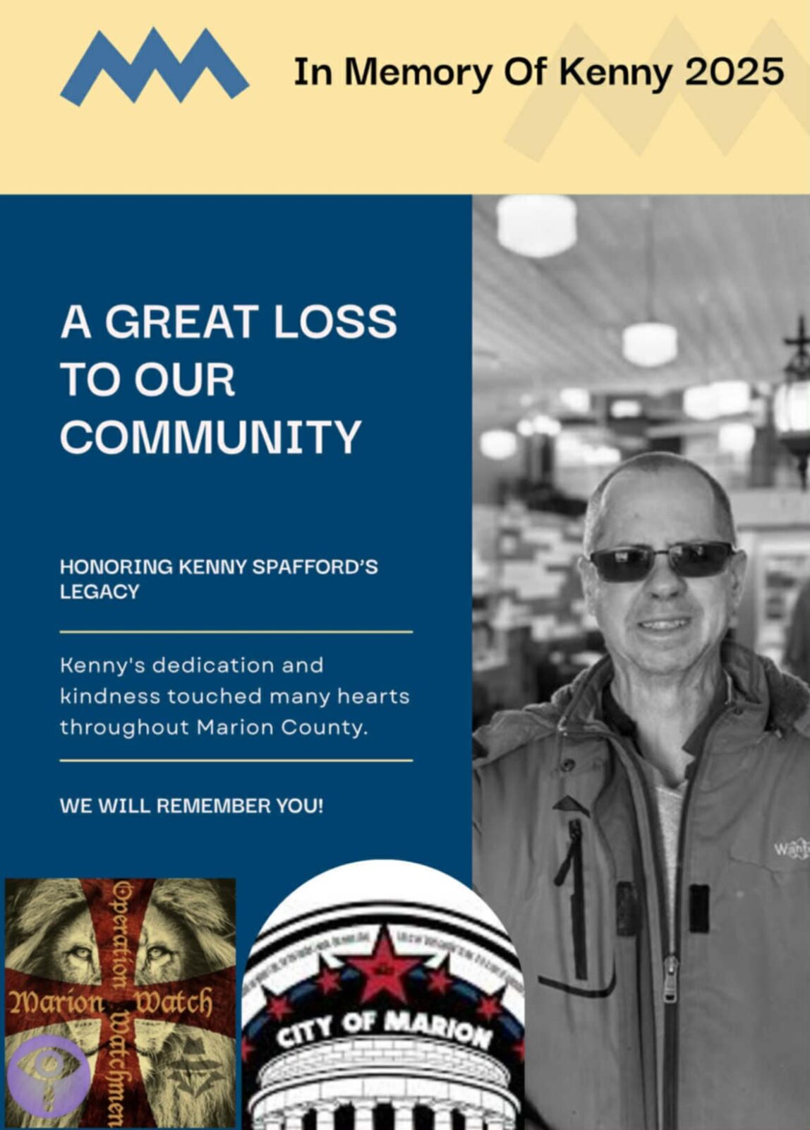 Kenny Spafford: Remembering A Pillar of Community Engagement in Marion ...